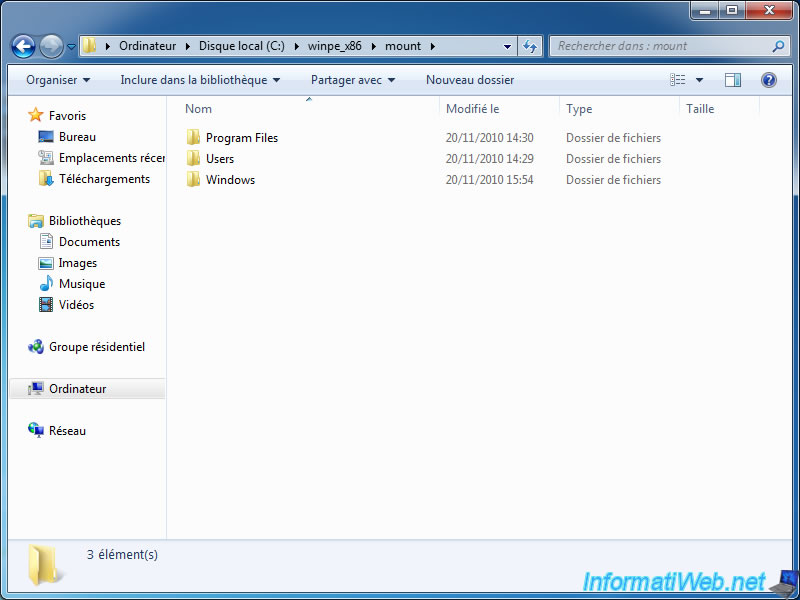 Create a Windows PE 3.0 (or 3.1) image - Windows - Tutorials - InformatiWeb